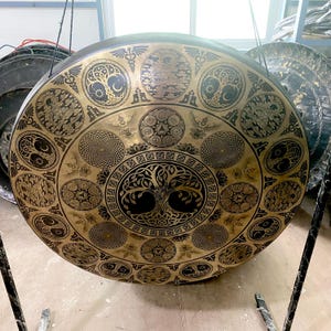 Extra-large Tibetan Gong Meticulously- Handcrafted Made From ...