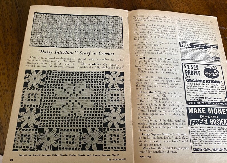 Workbasket May 1955 Craft Supplies & Tools Kits & How To etna.com.pe