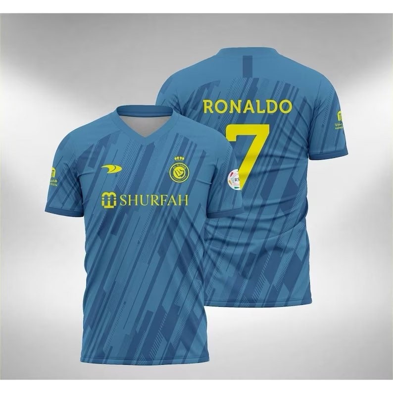 Cristiano Ronaido 7 Away Al Nassr Jersey 2022 2023 Cr7 Home Etsy