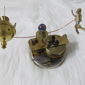 Mechanical-astronomic-astrological Clock Sphere Tellür Globemoons and ...