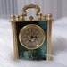 Vintage Miniature Painting Table Clock: Mechanical Alarm Clock - Etsy