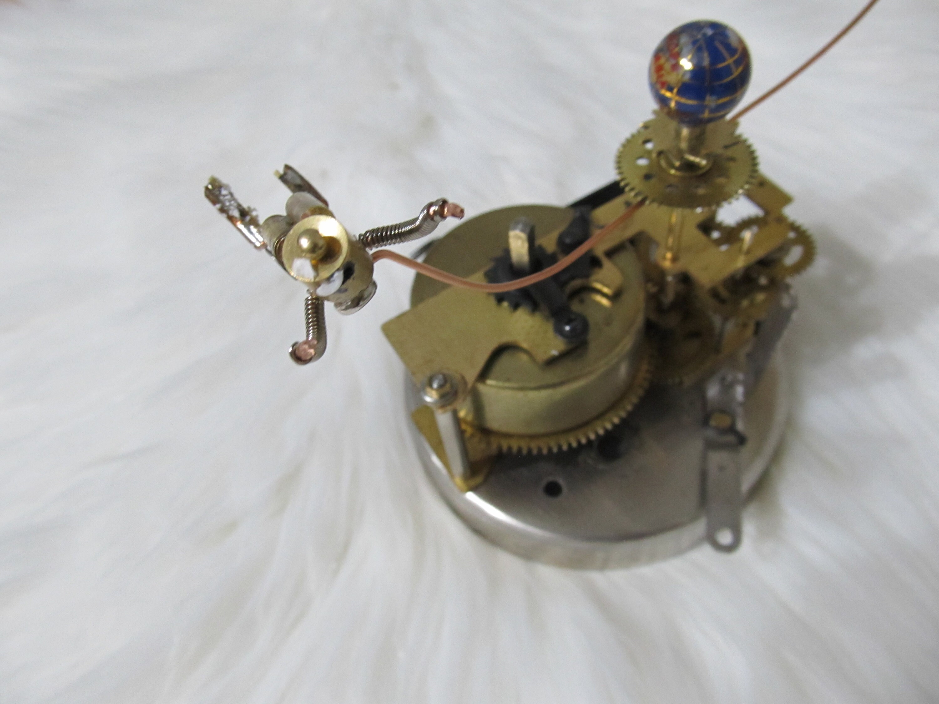 Mechanical-astronomic-astrological Clock Sphere Tellür Globemoons and ...