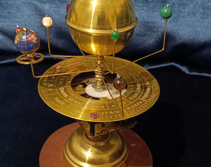 Astronomic-astrological Clock Sphere Tellür Globe(moons and Zodiac ...