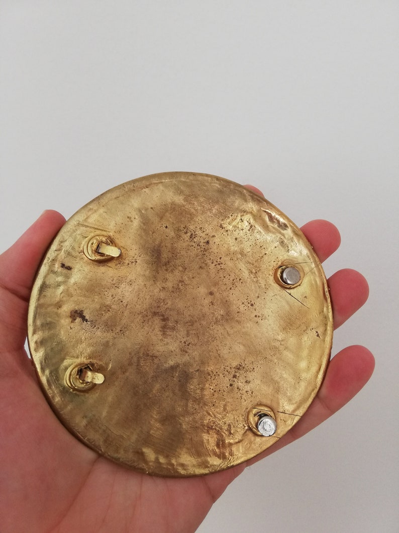 Relief Bronze Plaque Oval Woman Art Nouveau Deco Antique Brass Wall ...