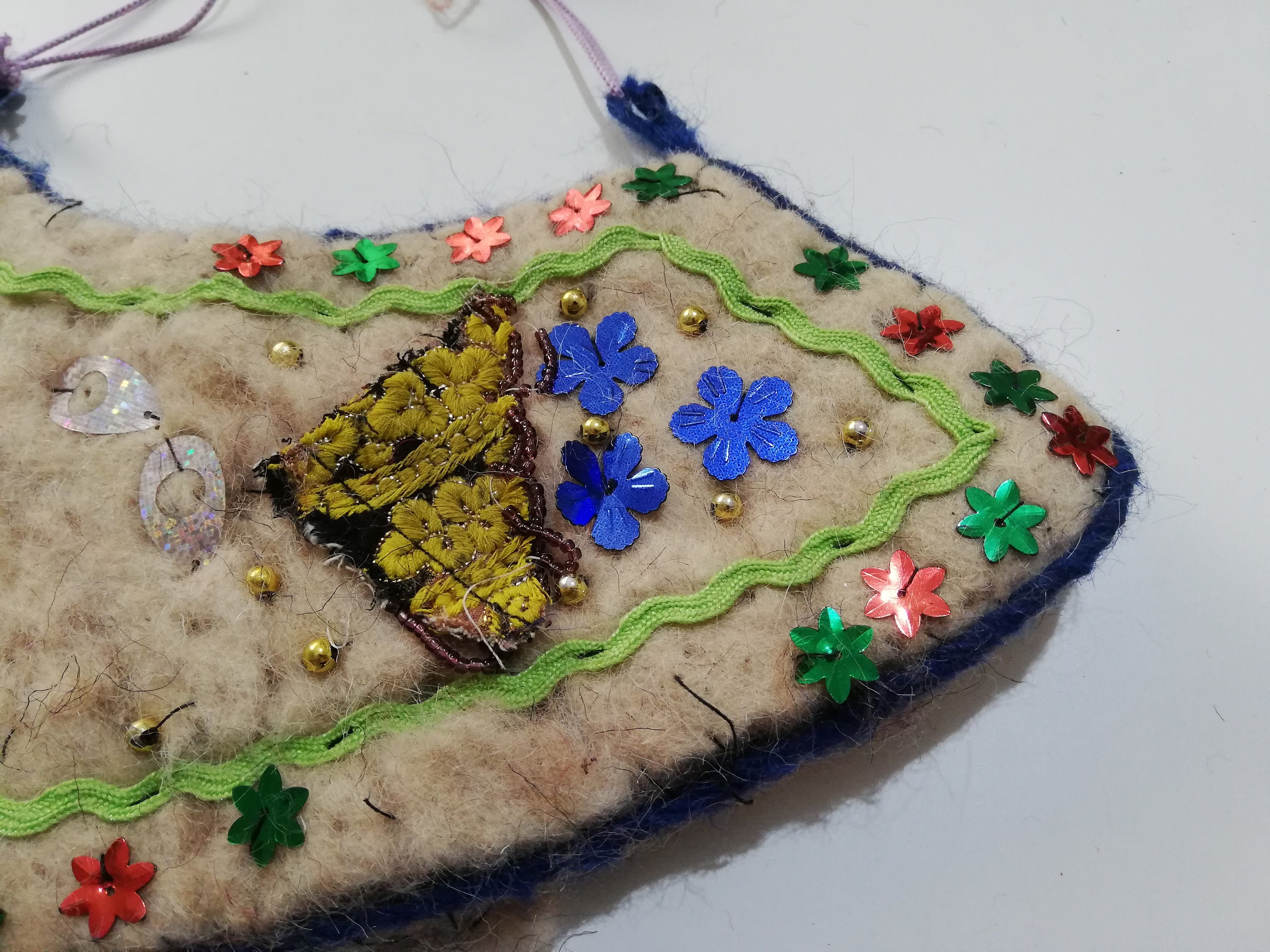 Ethnic Afghanistan Talismanic Amulet Felt - Etsy