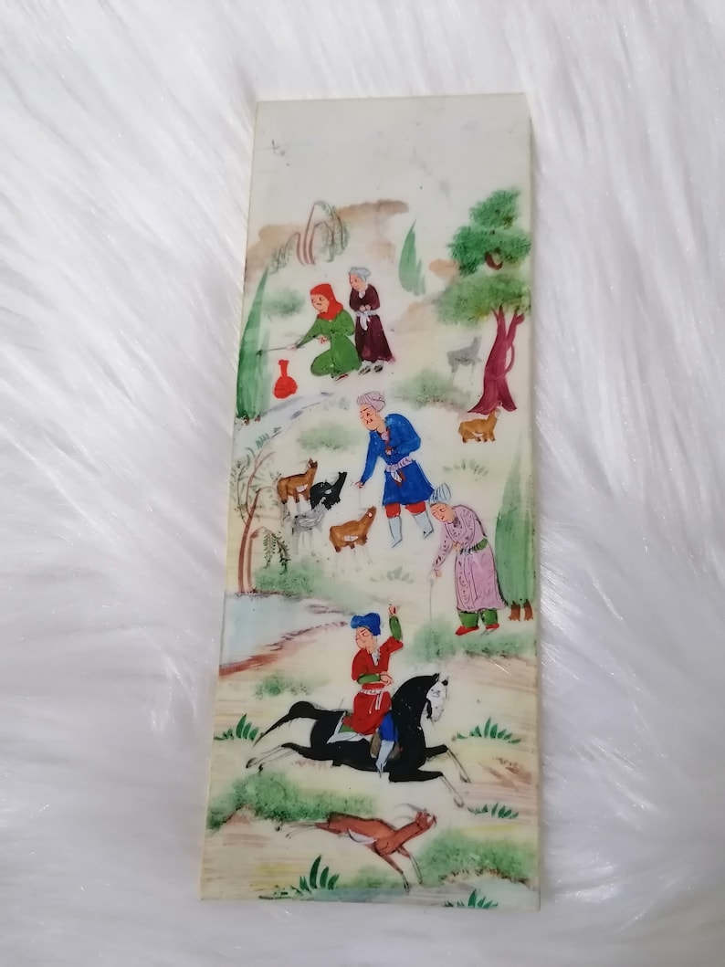 Original Ottoman Turkish Miniature Painting Art - Miniature Painting on ...