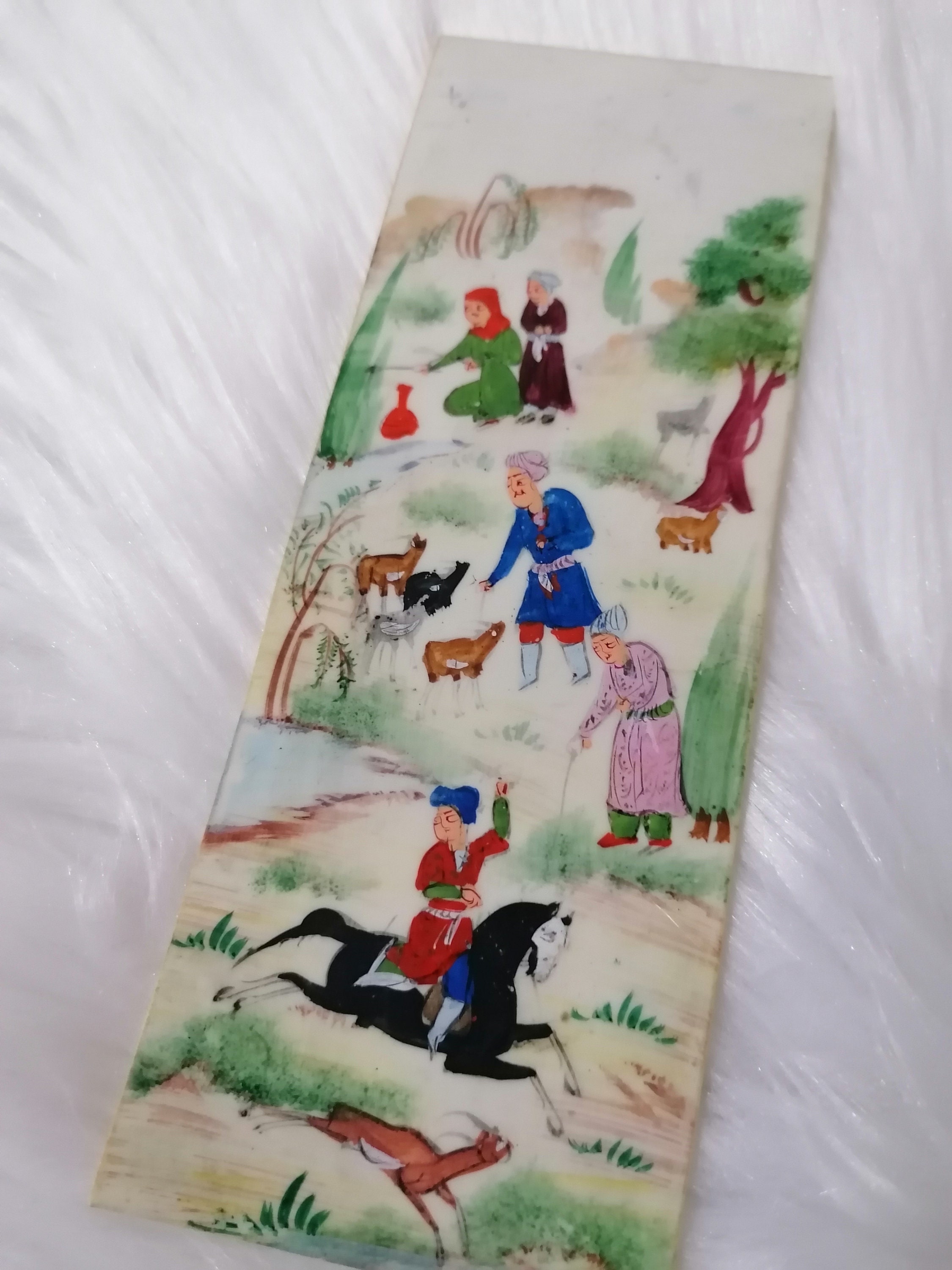 Original Ottoman Turkish Miniature Painting Art - Miniature Painting on ...