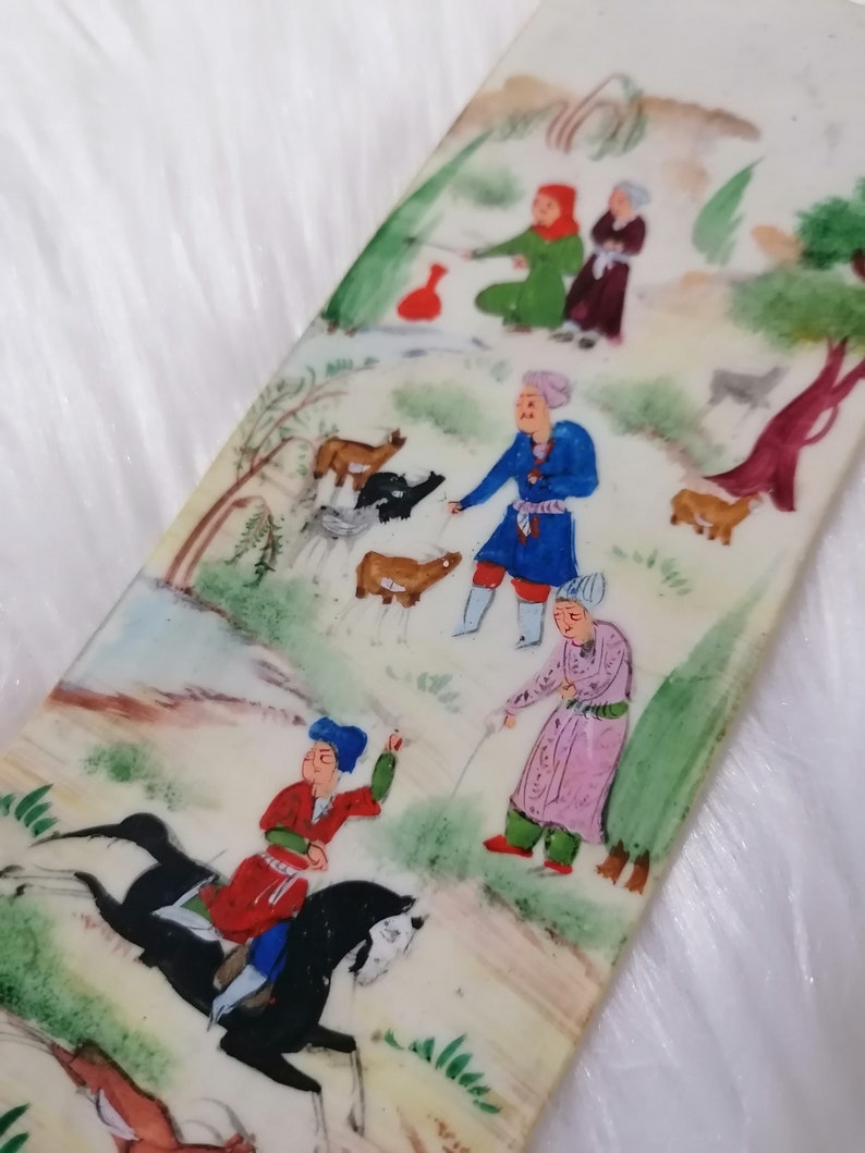 Original Ottoman Turkish Miniature Painting Art - Miniature Painting on ...