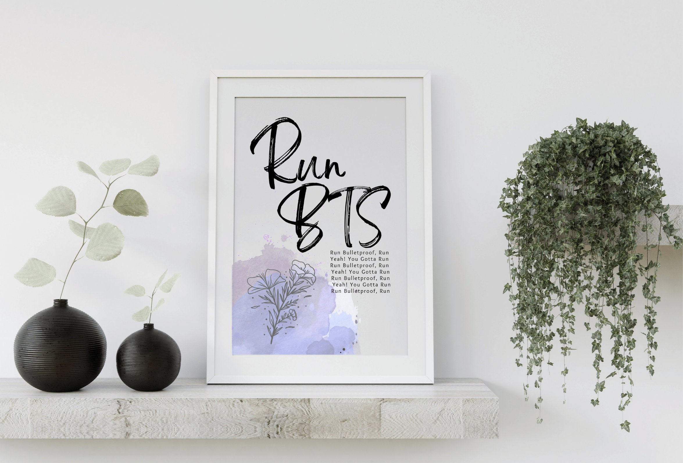 Run BTS Instant Download BTS Printable Art BTS Digital - Etsy