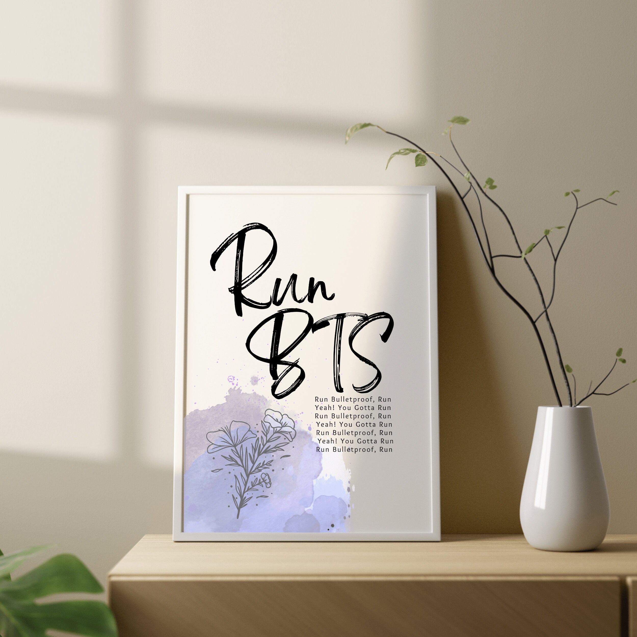 Run BTS Instant Download BTS Printable Art BTS Digital - Etsy
