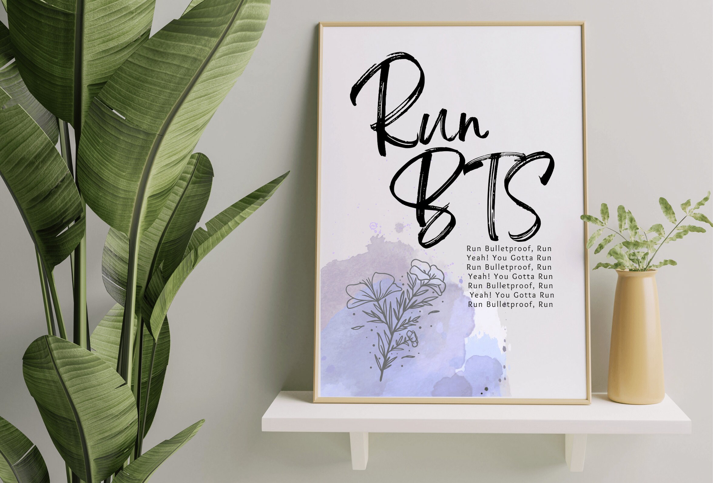 Run BTS Instant Download BTS Printable Art BTS Digital - Etsy