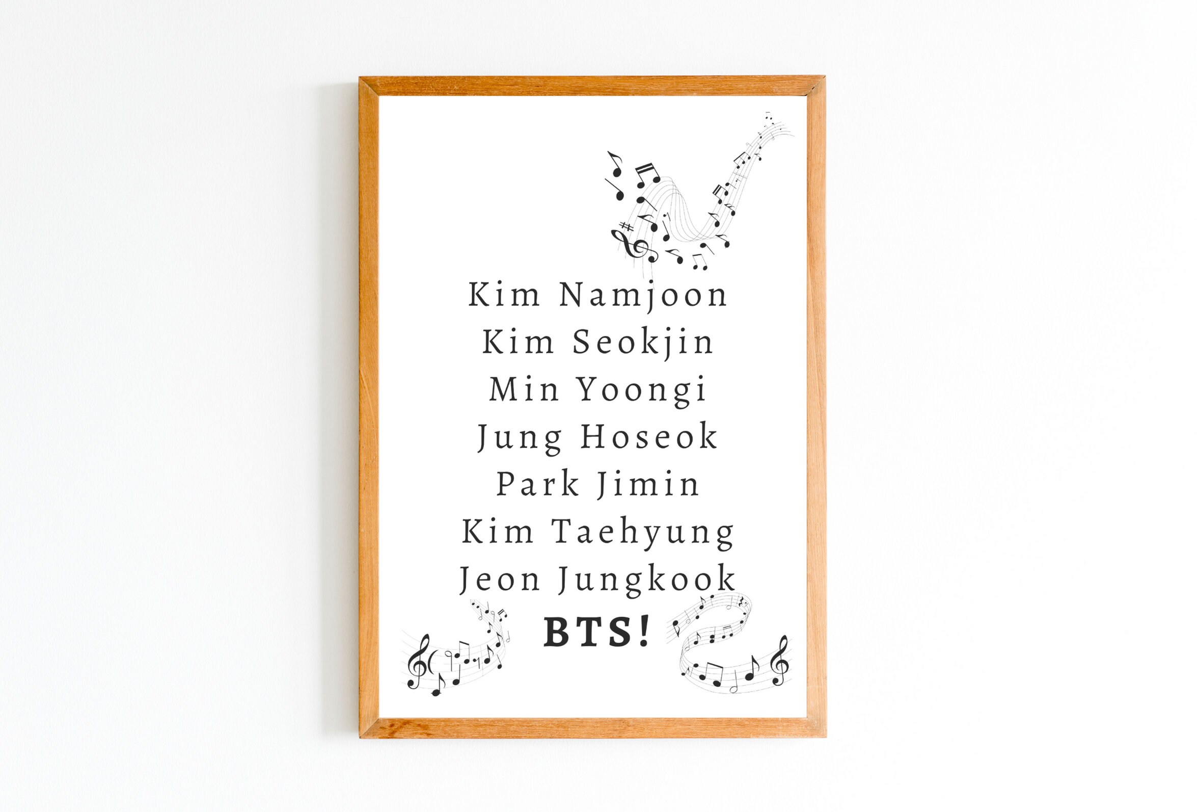 BTS | BTS Fan Chant | BTS Printable Decoration, Instant Download, Kpop ...