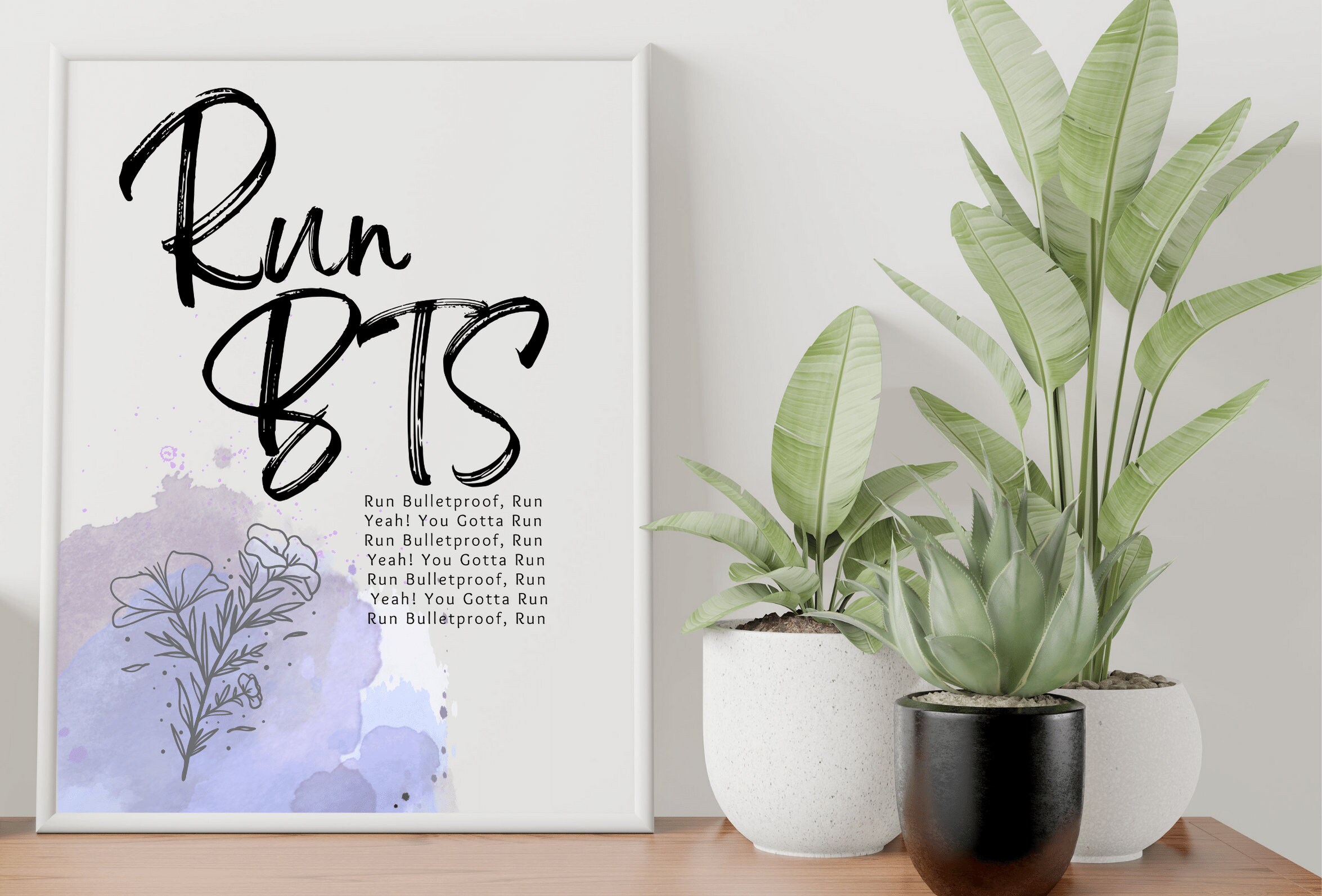 Run BTS Instant Download BTS Printable Art BTS Digital - Etsy