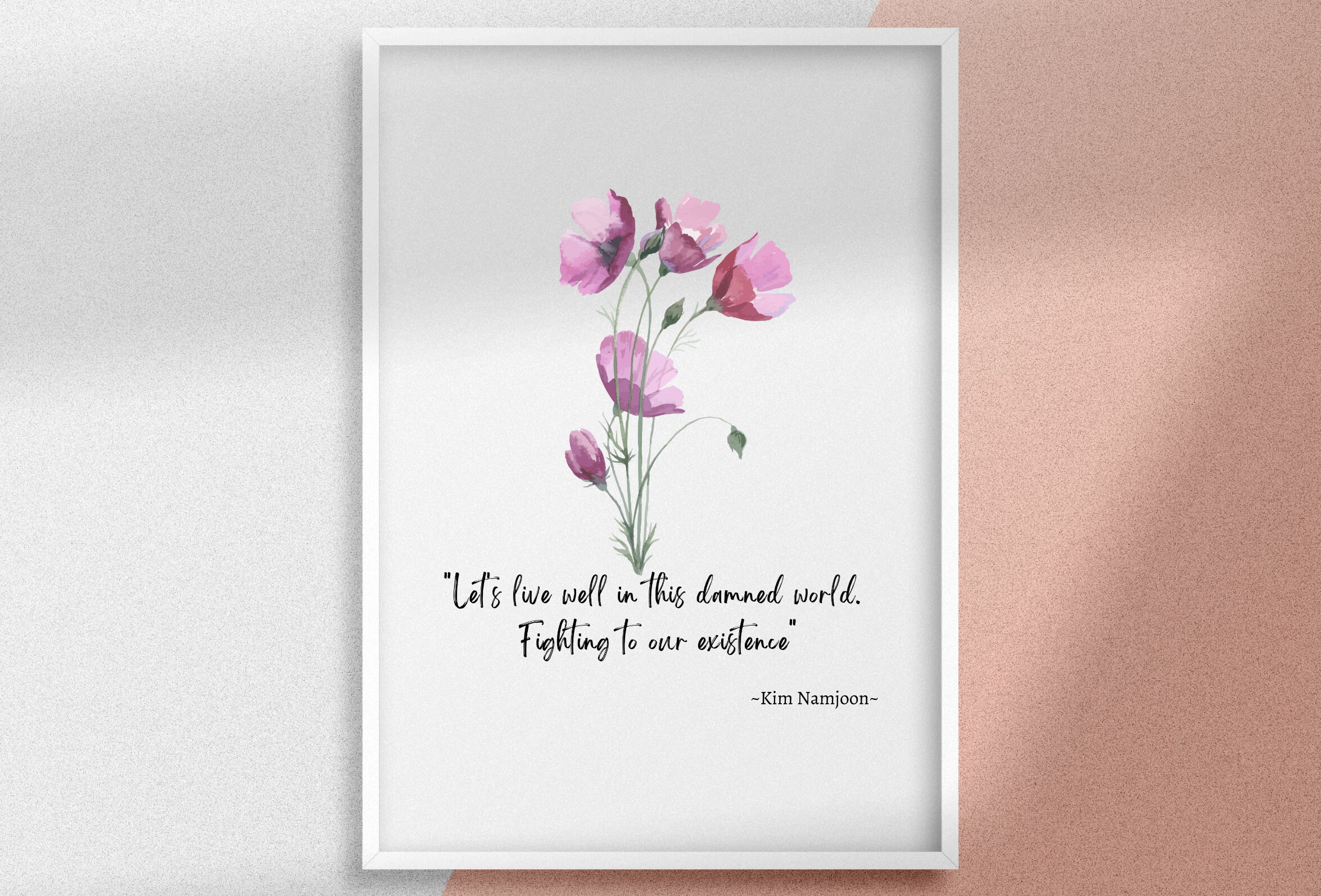 NAMJOON QUOTE 2023 BTS Printable Decoration Instant - Etsy