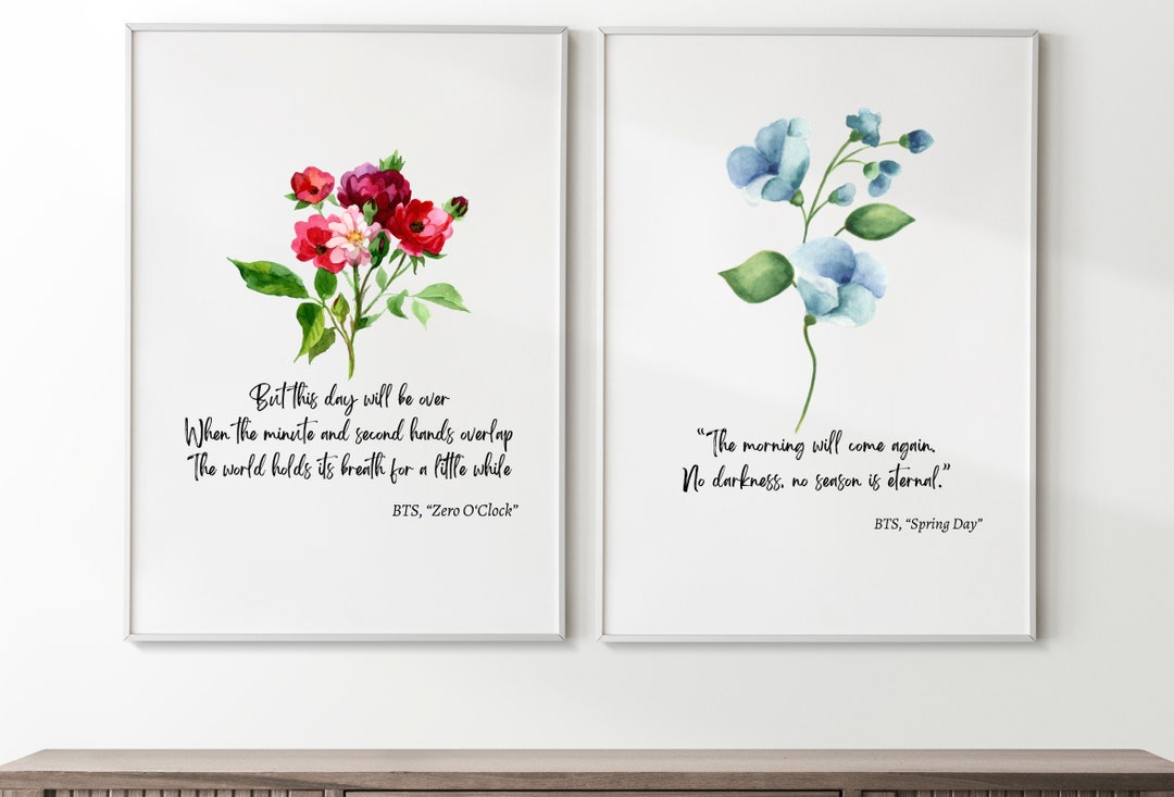 BTS Bundle Quotes| Set of 14, Instant Download, BTS Quote, Printable ...