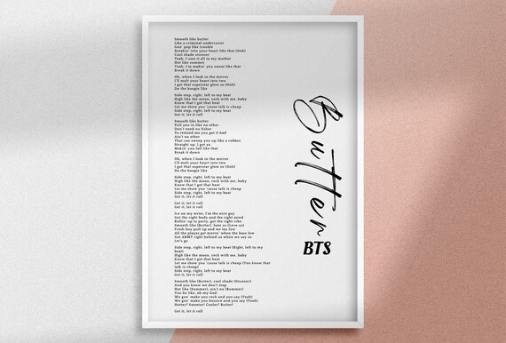 Bts Butter Lyrics Butter | PDF