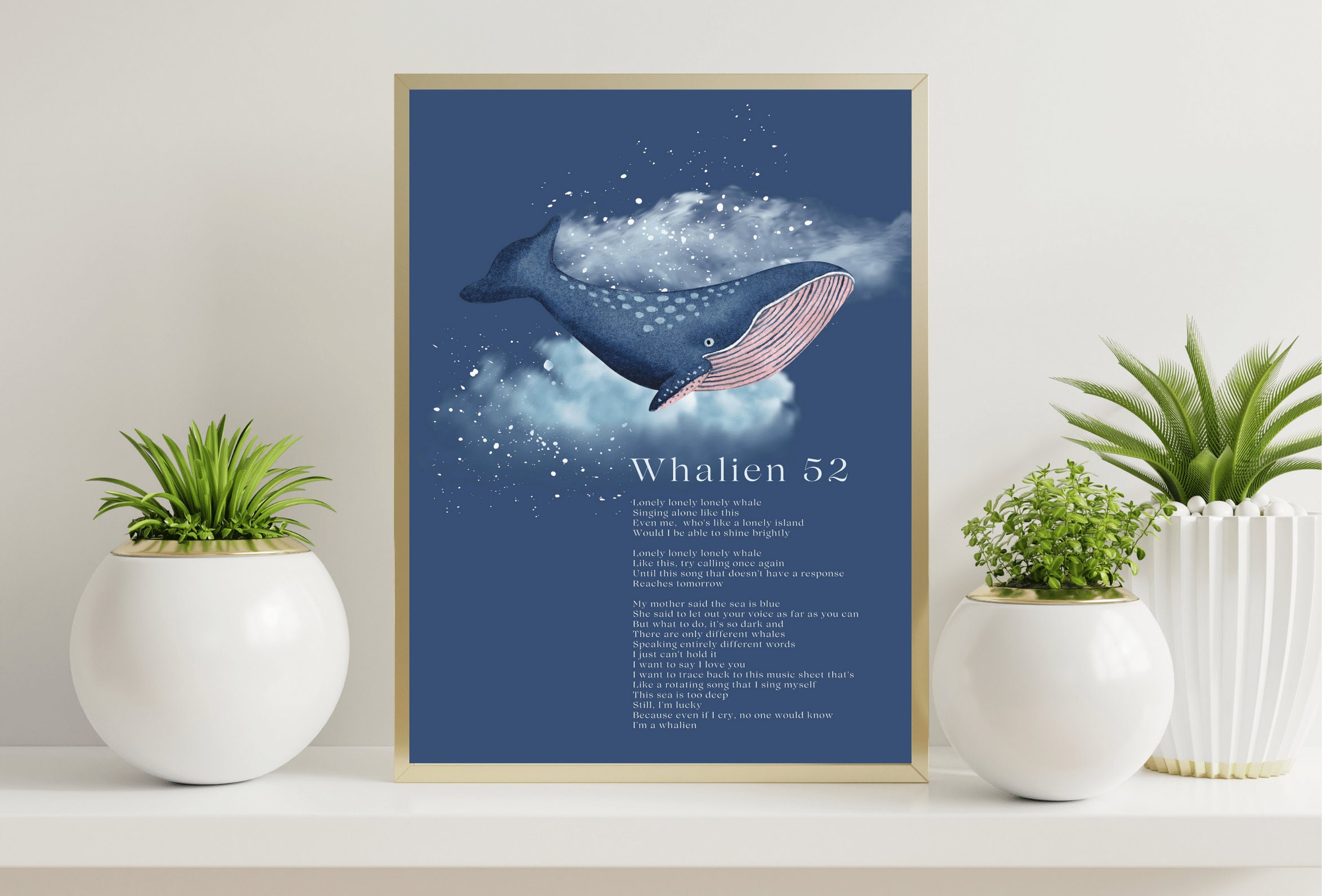 Whalien 52 BTS Artwork Quote, BTS Lyrics, Instant Download, Home ...