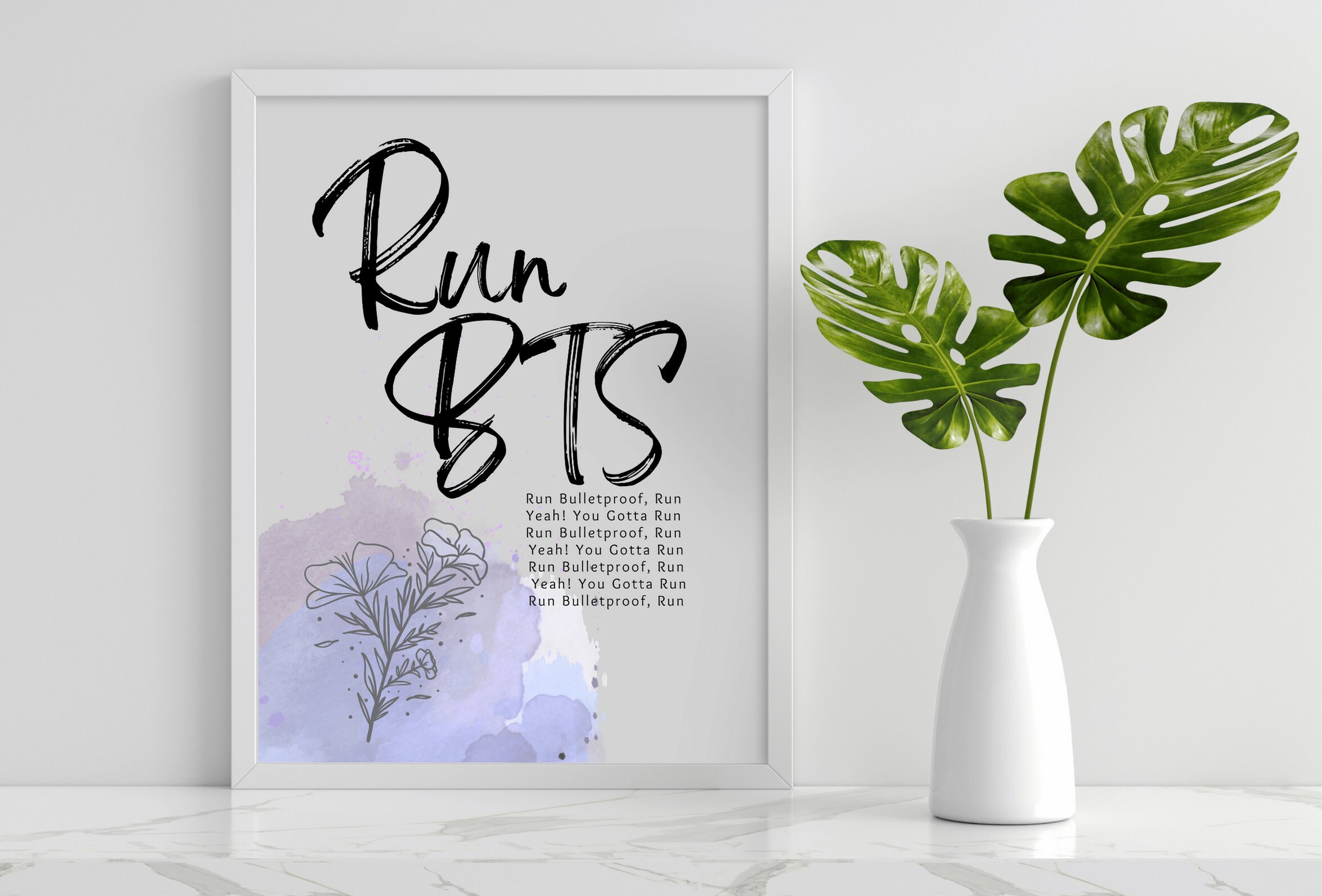 Run BTS Instant Download BTS Printable Art BTS Digital - Etsy