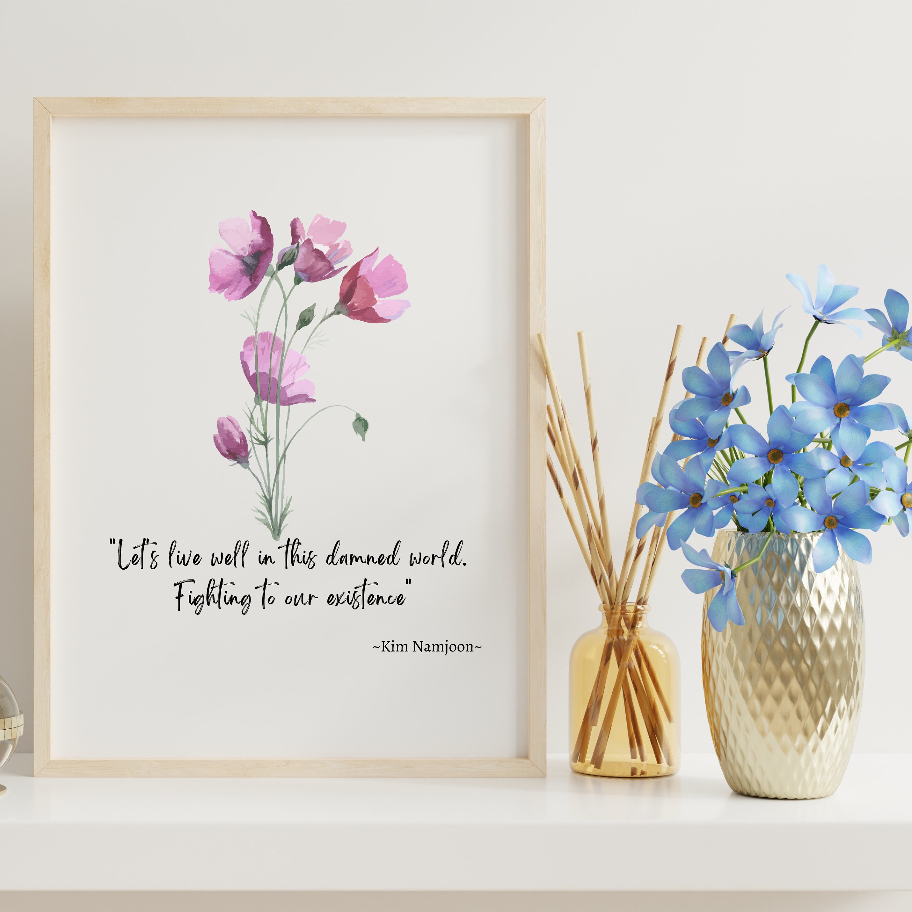 NAMJOON QUOTE 2023 BTS Printable Decoration Instant - Etsy