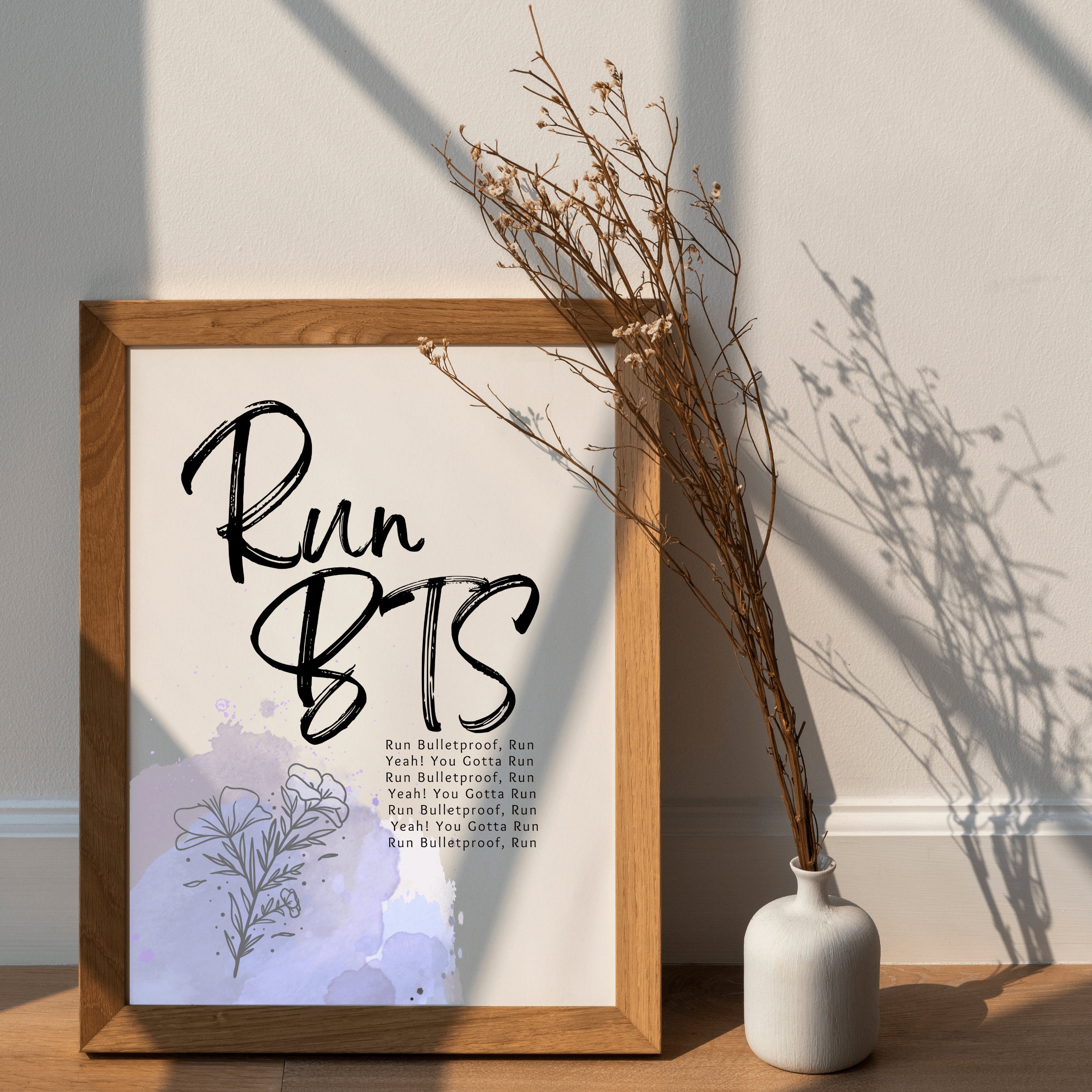 Run BTS Instant Download BTS Printable Art BTS Digital - Etsy