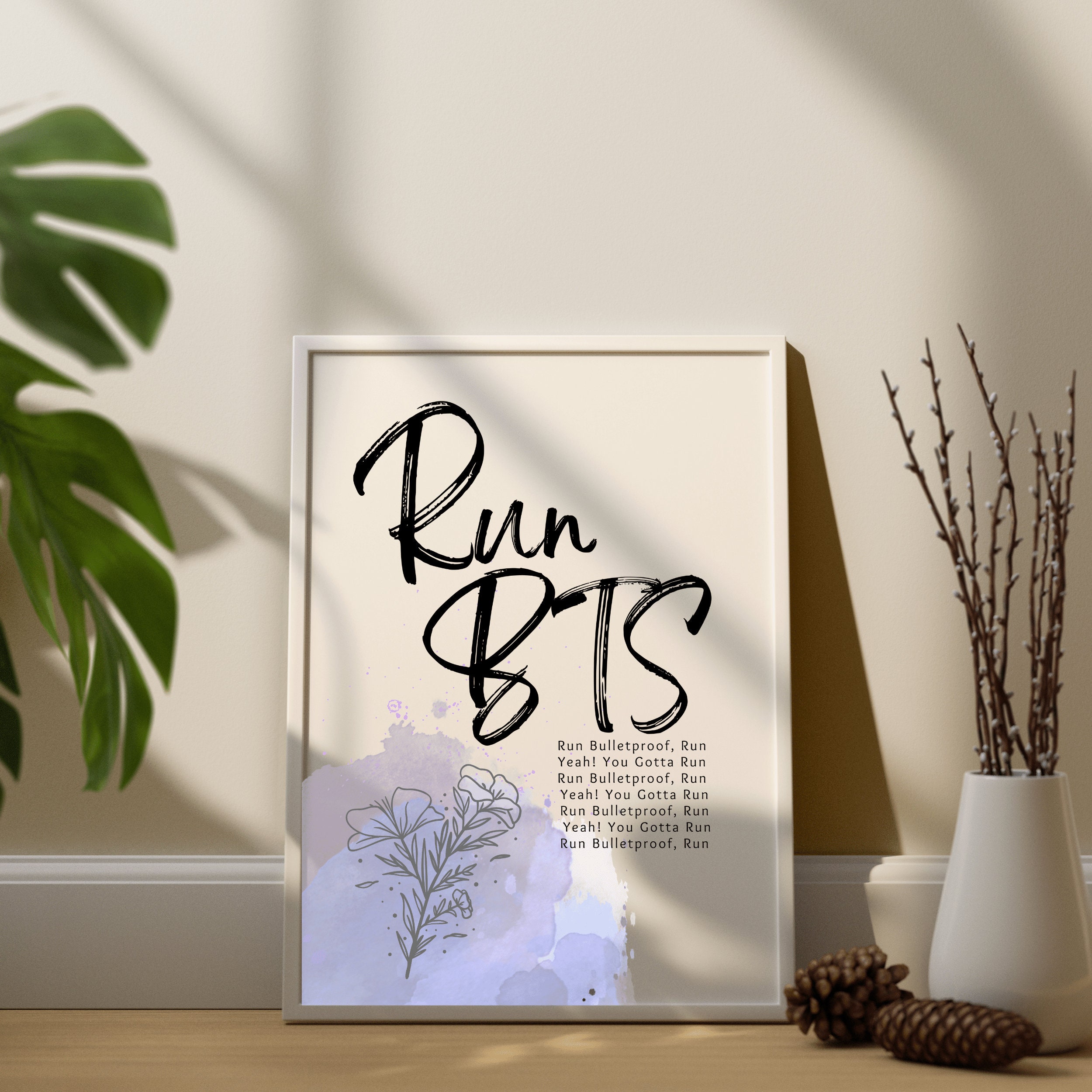 Run BTS Instant Download BTS Printable Art BTS Digital - Etsy