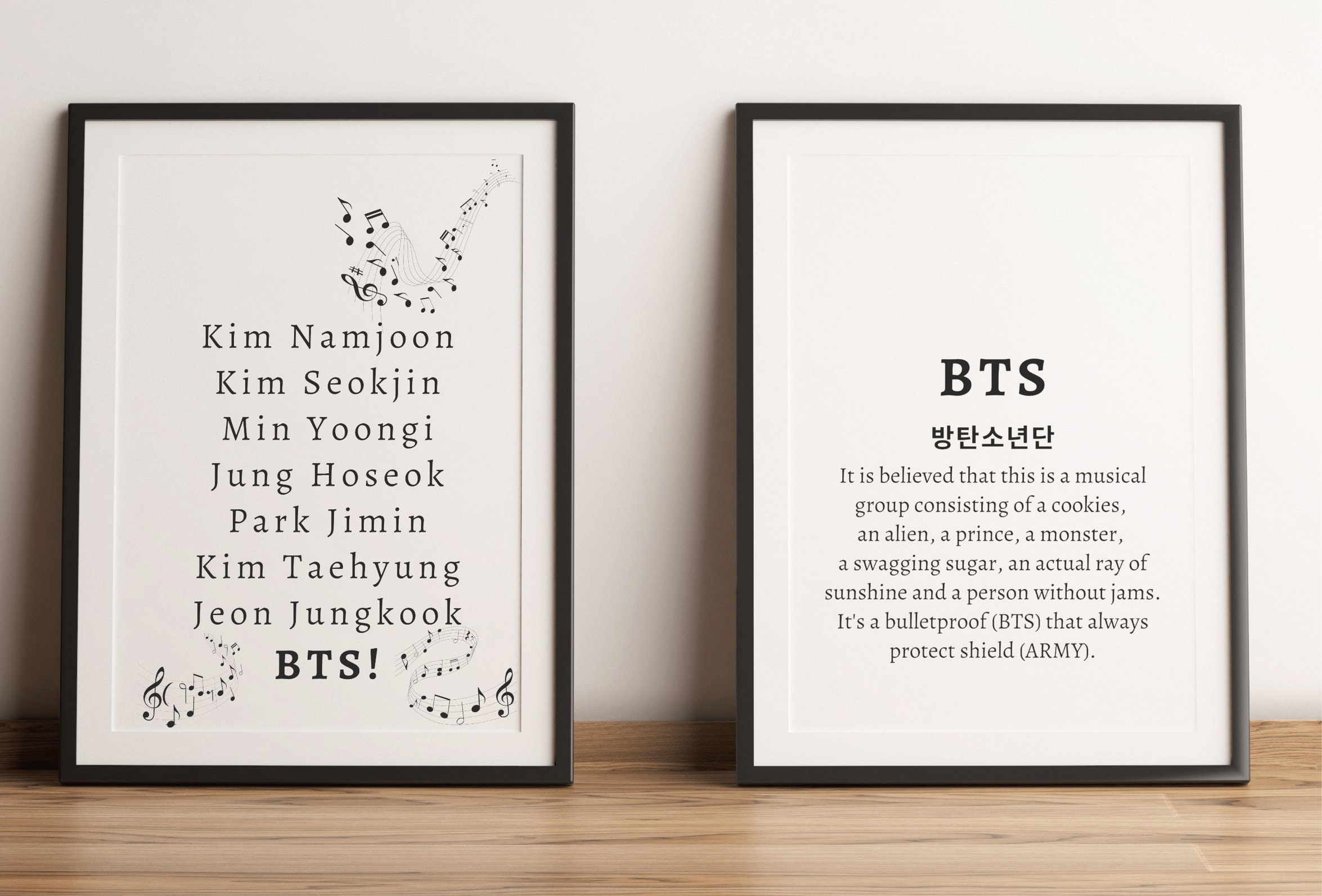 BTS | BTS Fan Chant | BTS Printable Decoration, Instant Download, Kpop ...
