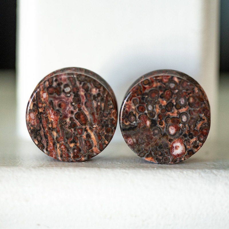 19mm Jasper Plugs - Etsy