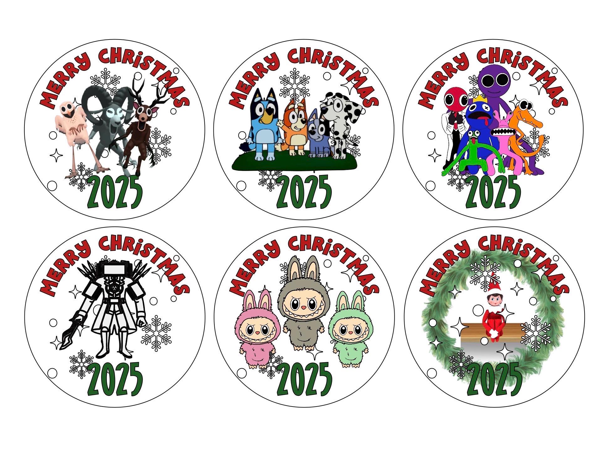 Custom Character Ornament|| Choose Characters|| Children’s Ornamet - Etsy
