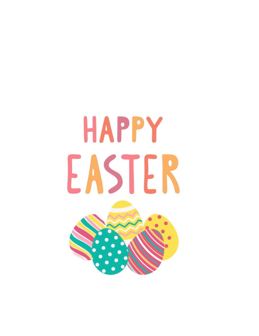 Happy Easter Print , Png Download, Easter Bunny, Bunny, Peep, Bunnie ...