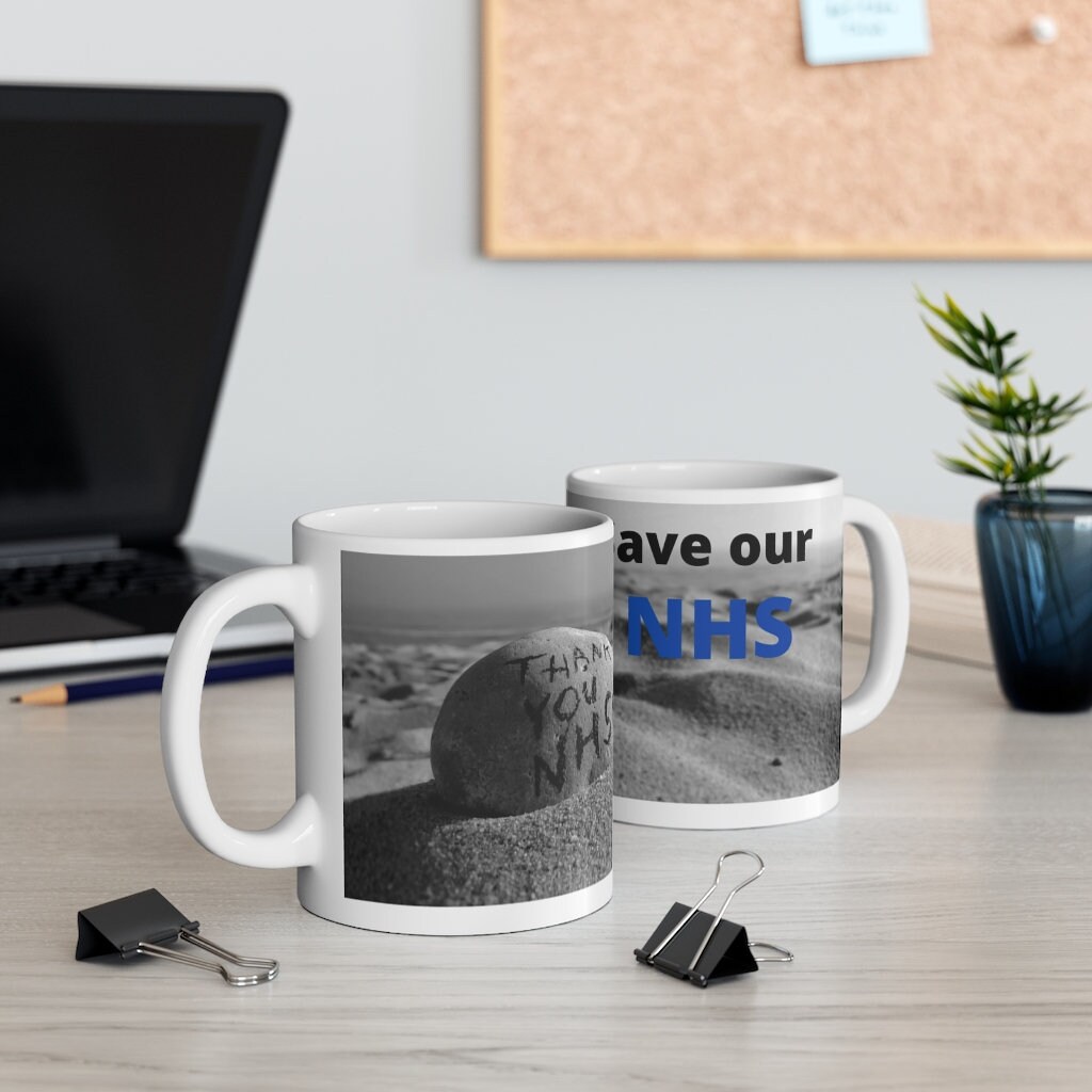 Salve nuestro NHS , Gracias NHS Mug Ceramic Mug 11oz - Etsy España