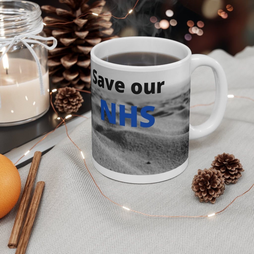 Salve nuestro NHS , Gracias NHS Mug Ceramic Mug 11oz - Etsy España