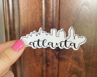 Atlanta Skyline Sticker | Etsy