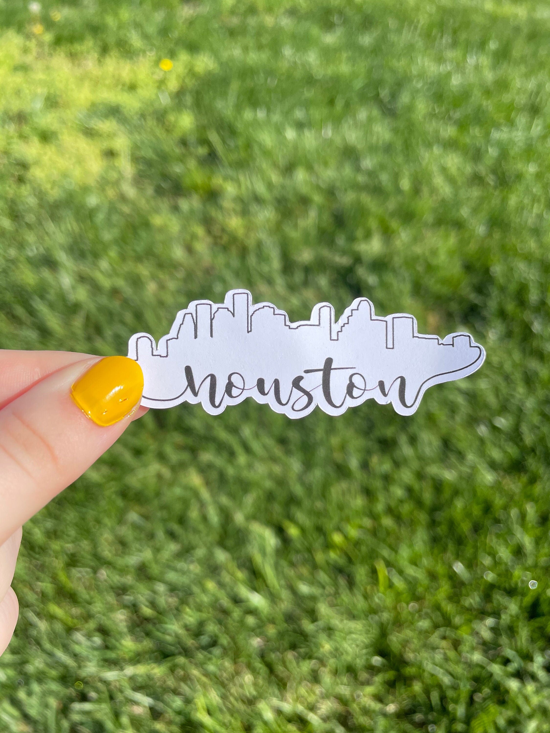 Embellishments Papercraft Houston Skyline Sticker Matte Paper, Party ...
