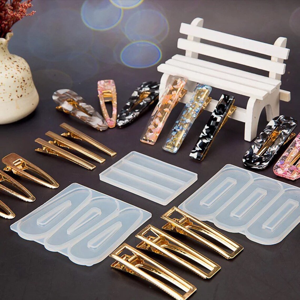 Resin Clip Mold With Clips, Resin Mold, Resin Clips, Crafts - Etsy