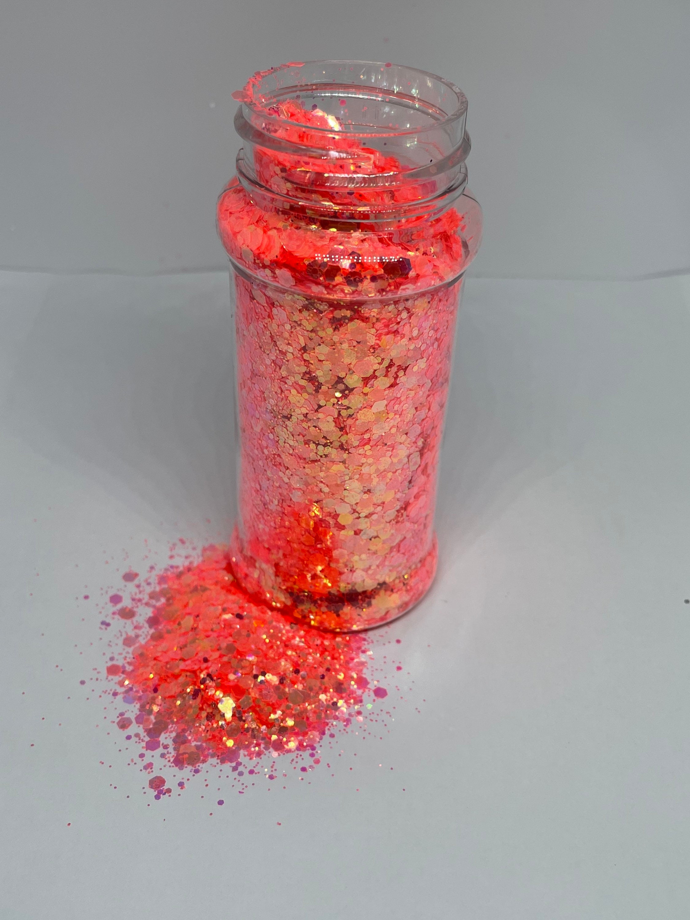 Neon Orange Chunky Glitter - Etsy