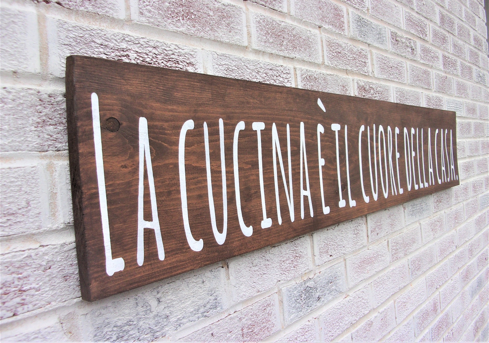 La Cucina kitchen sign La cucina sign for kitchen The | Etsy