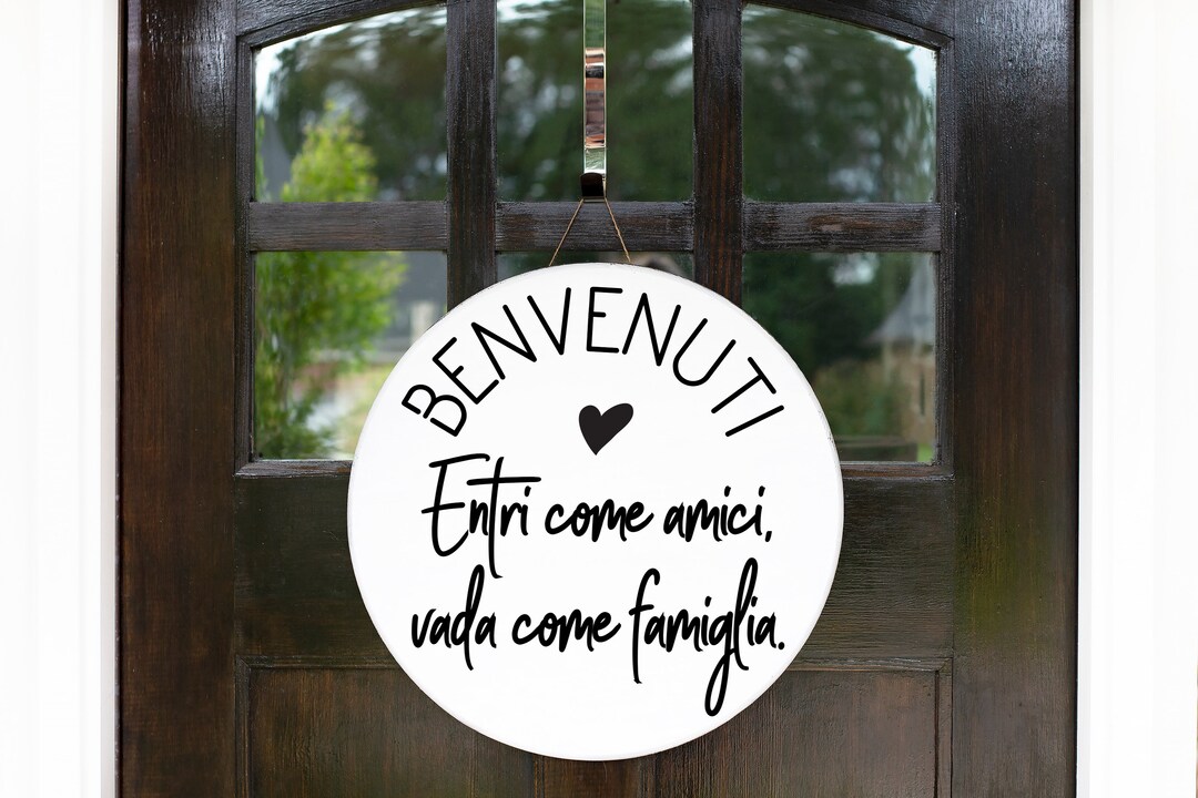 Italian Welcome Mat, Benvenuti Sign, Italian Gifts, Italian Gifts for ...