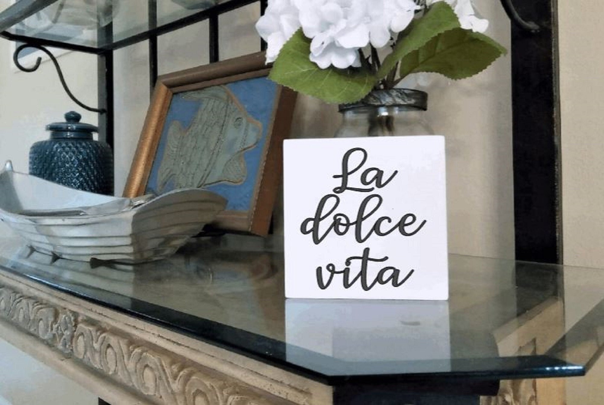 La Dolce Vita Sign Italian Signs the Good Life the Sweet - Etsy