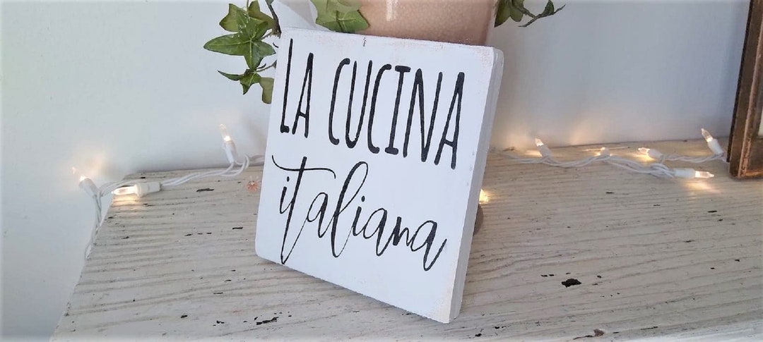 Italian Signs for Home Italian Farmhouse Tiered Tray - Etsy