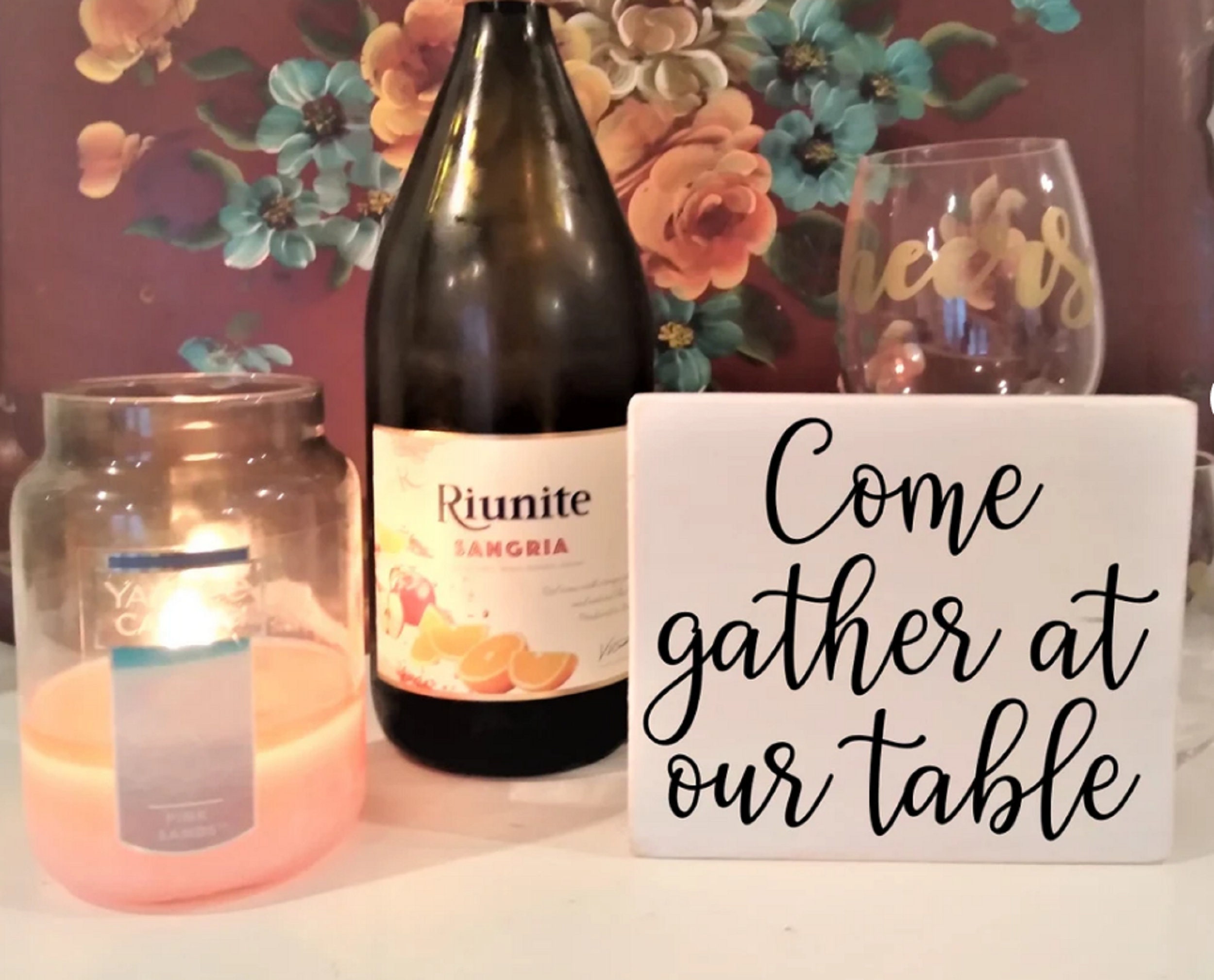 Come Gather at Our Table Sign Gather Sign for Kitchen Gather - Etsy