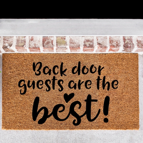 Back Door Sign - Etsy