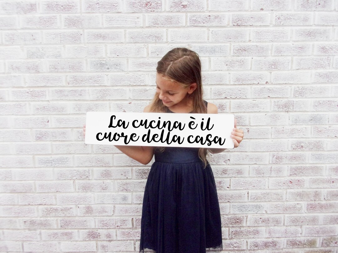 La Cucina Kitchen Sign, La Cucina Sign for Kitchen, the Kitchen is the ...