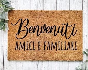Friends Welcome Mat - Etsy