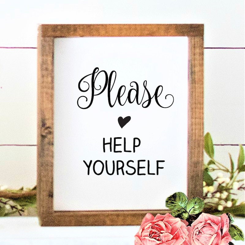 Please Help Yourself - Etsy