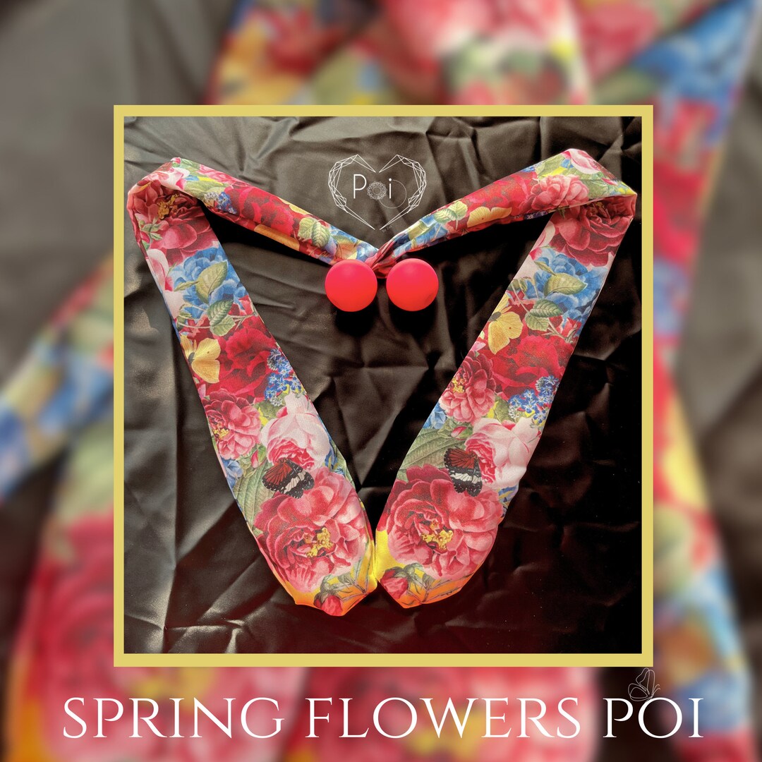 FLOWERS Poi by Zuz/practice Fabric Poi/sock Poi/beginners/advanced ...