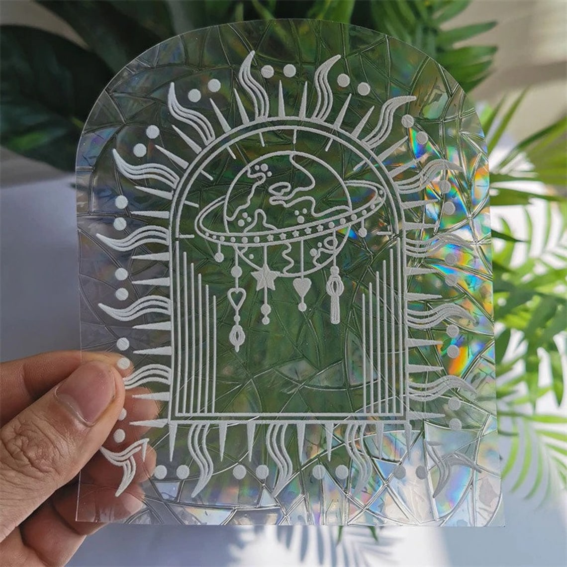 Suncatcher Sun Sticker Cling Sun Catcher Rainbow Decals - Etsy