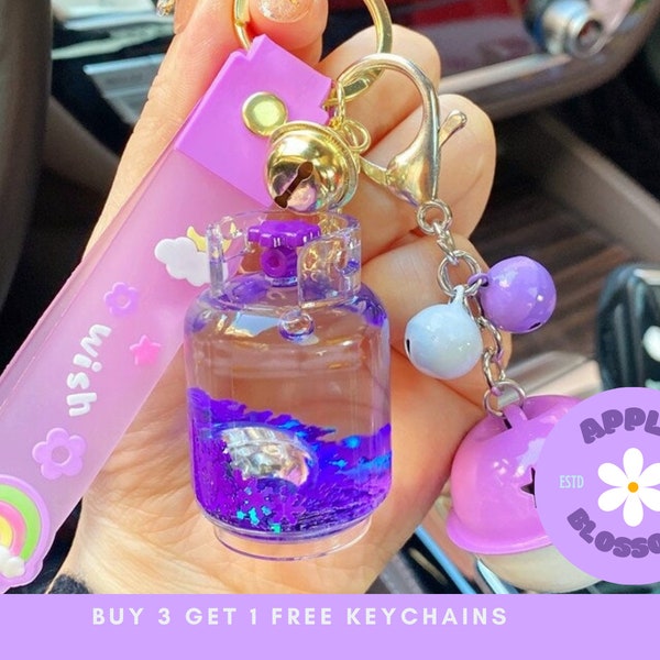 Liquid Keychain - Etsy