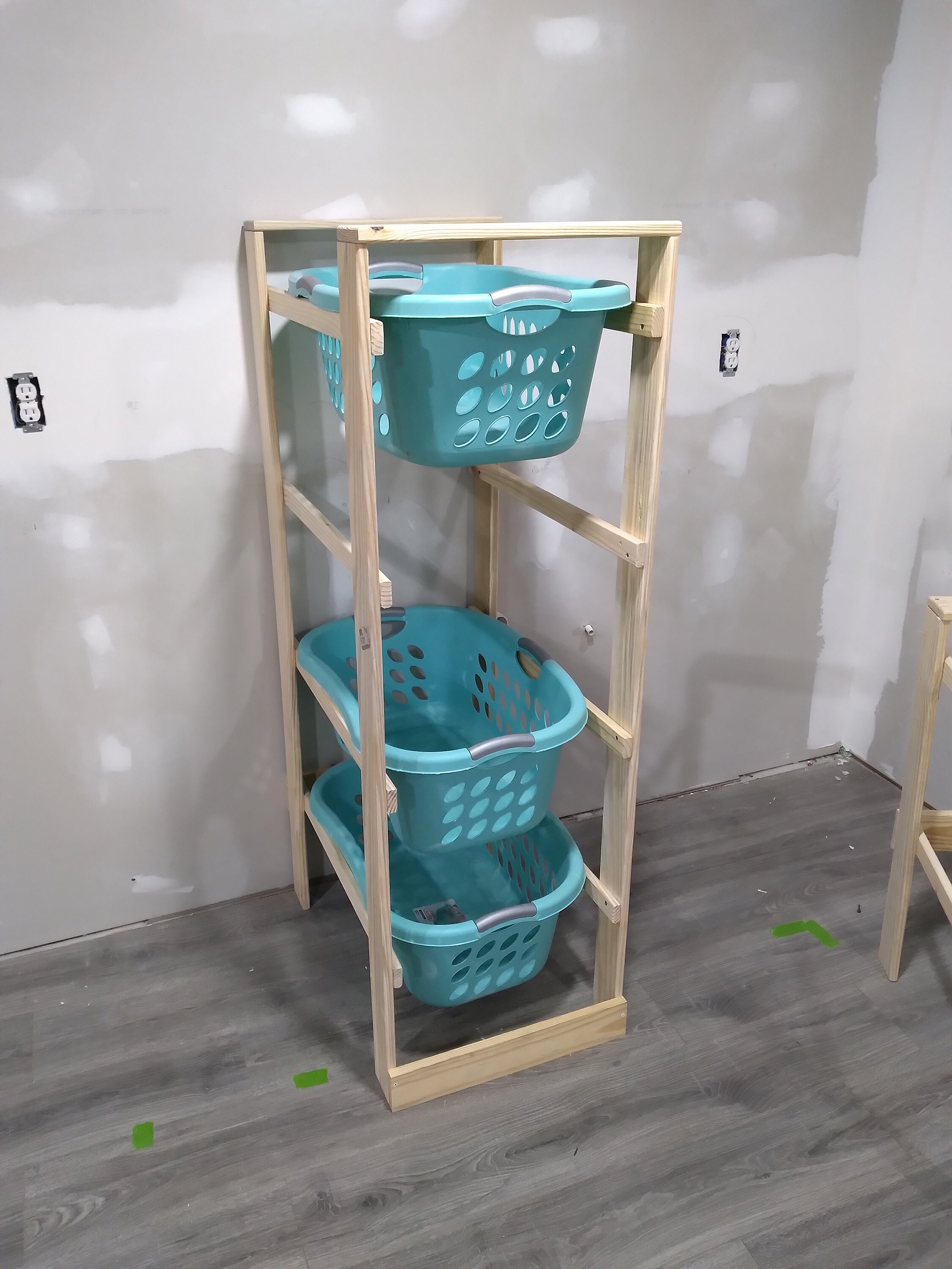 4 High Finished Laundry Basket Holder Laundry Basket - Etsy