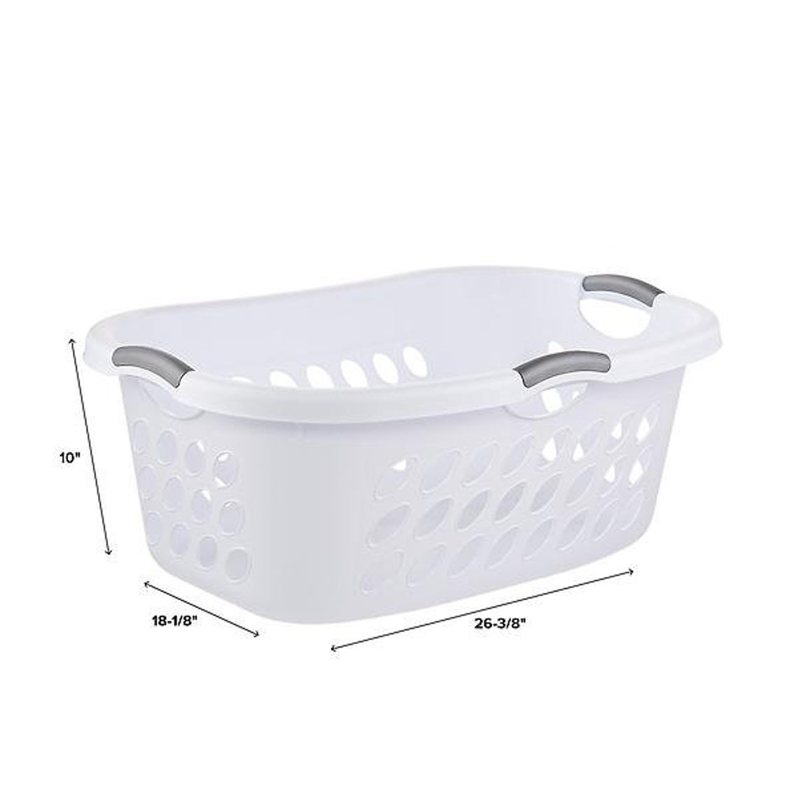 Farmhouse Laundry Basket Holder, Laundry Basket Organizer, Compact ...