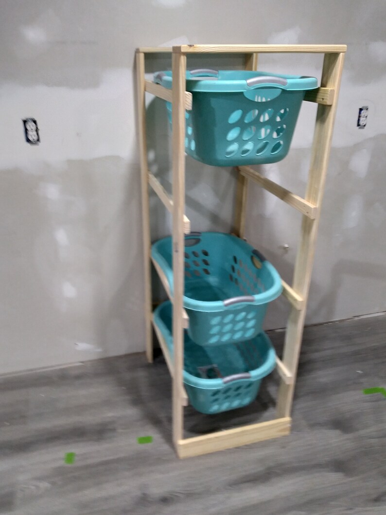 4 High Finished Laundry Basket Holder Laundry Basket - Etsy